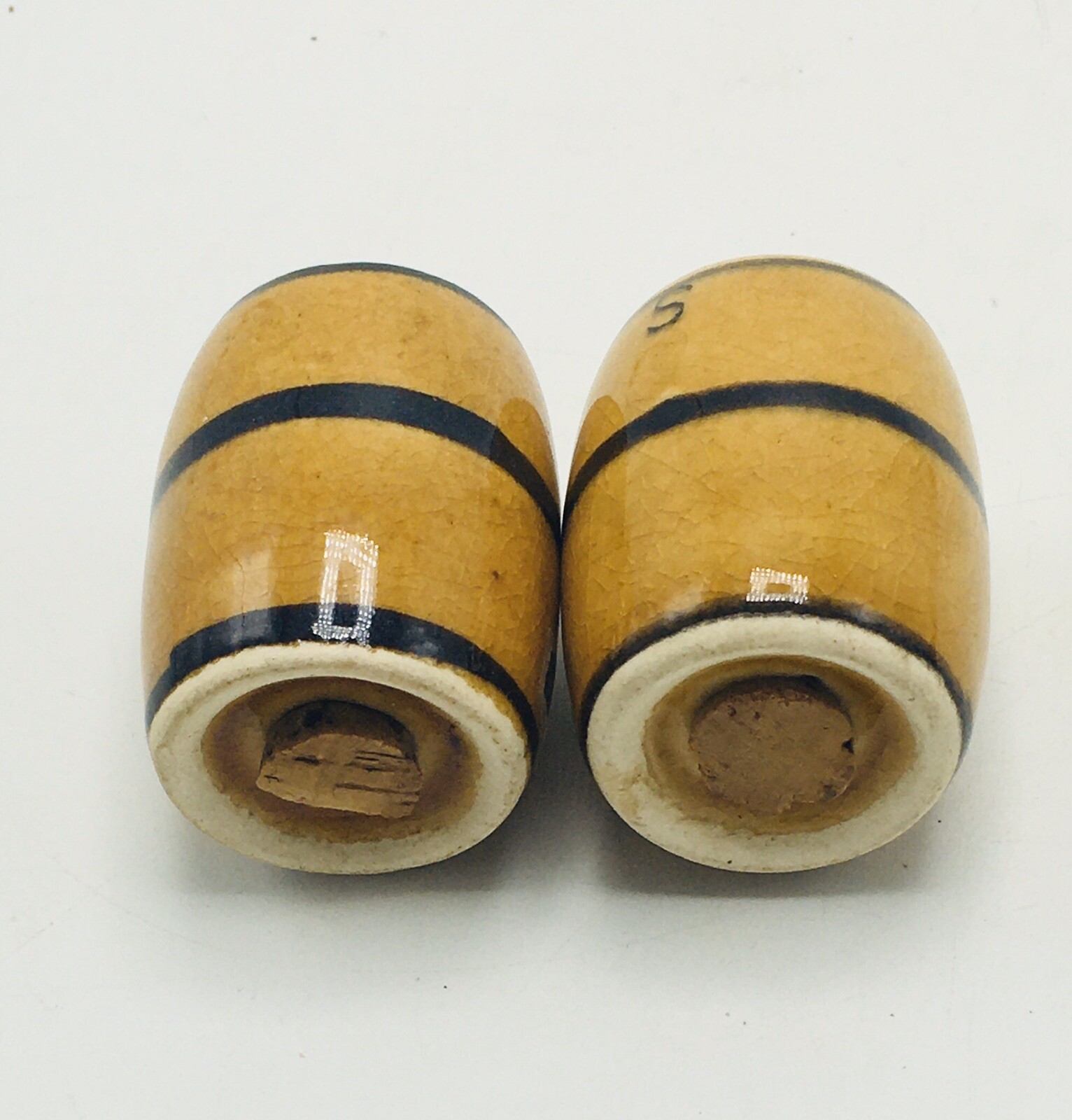 Vintage Ceramic Barrels / Kegs Salt & Pepper Shaker Set | eBay