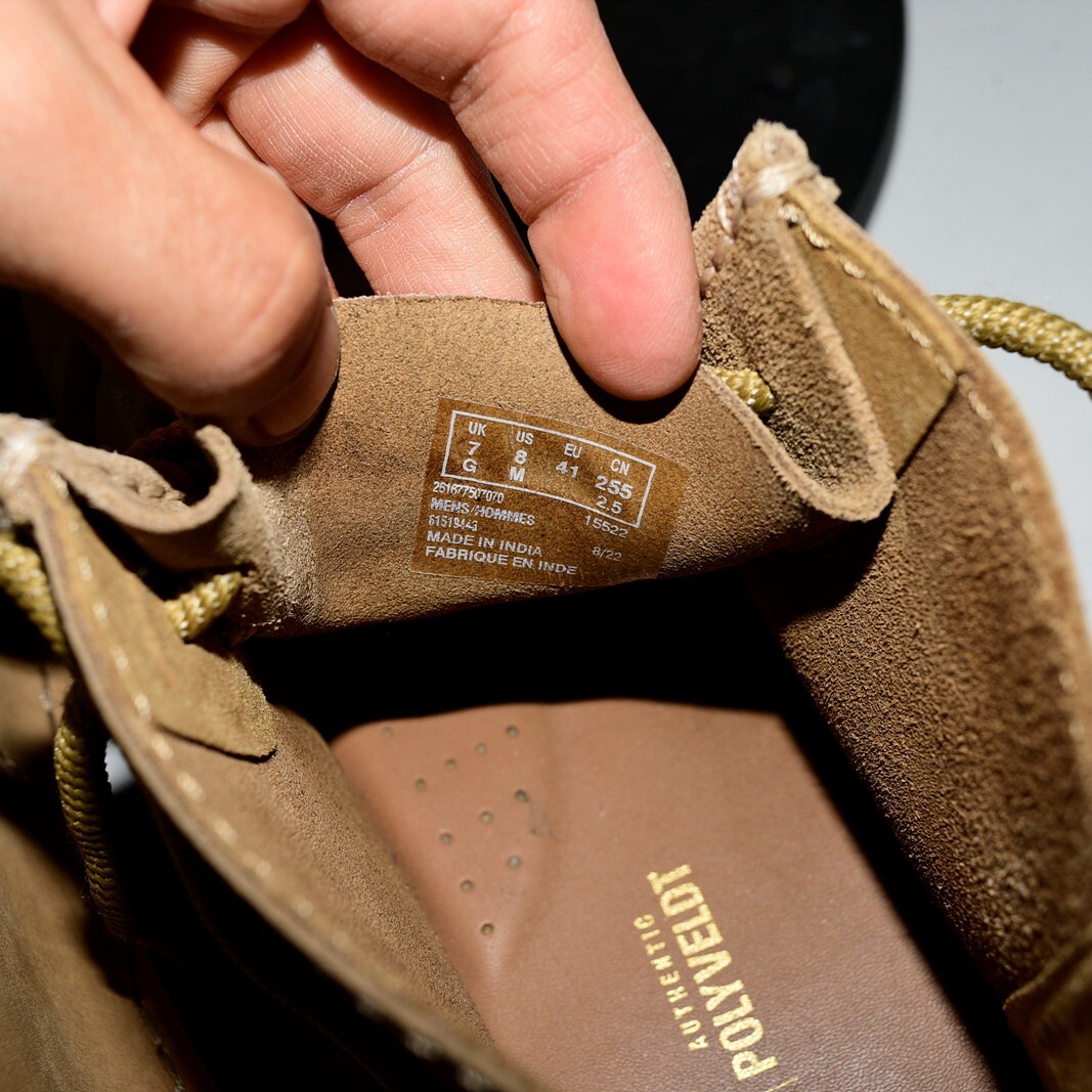 Clark’s Polyveldt Chukka Moc Toe Leather Boot Men US 8 - Gem