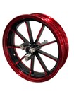 Mini Bike Front Wheel. 12 Inch 2.75 Wide. For 12mm Axles. Red/Black 9 ...