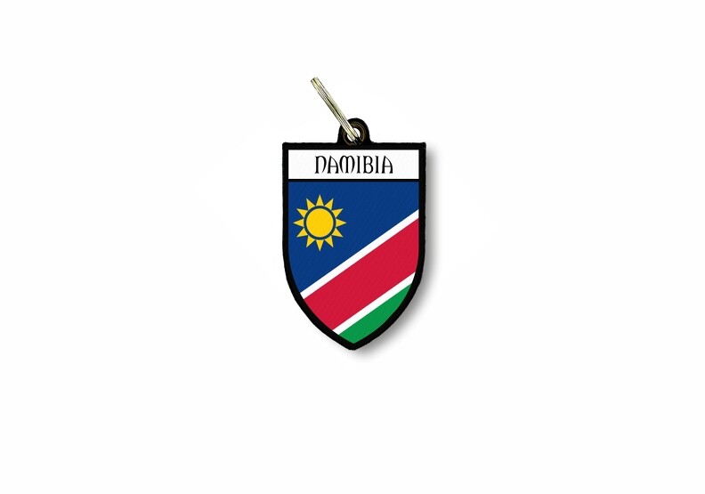 keychain key chain ring flag national souvenir shield namibia | eBay