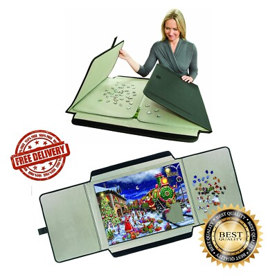 1000 Pieces Portable Jigsaw Board Puzzle Storage Carry Safe Case ...