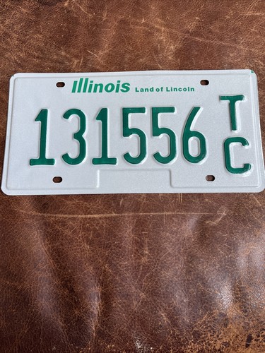 Vintage Illinois License Plate. Near Mint Truck Trailer Tag # 131556 TC ...