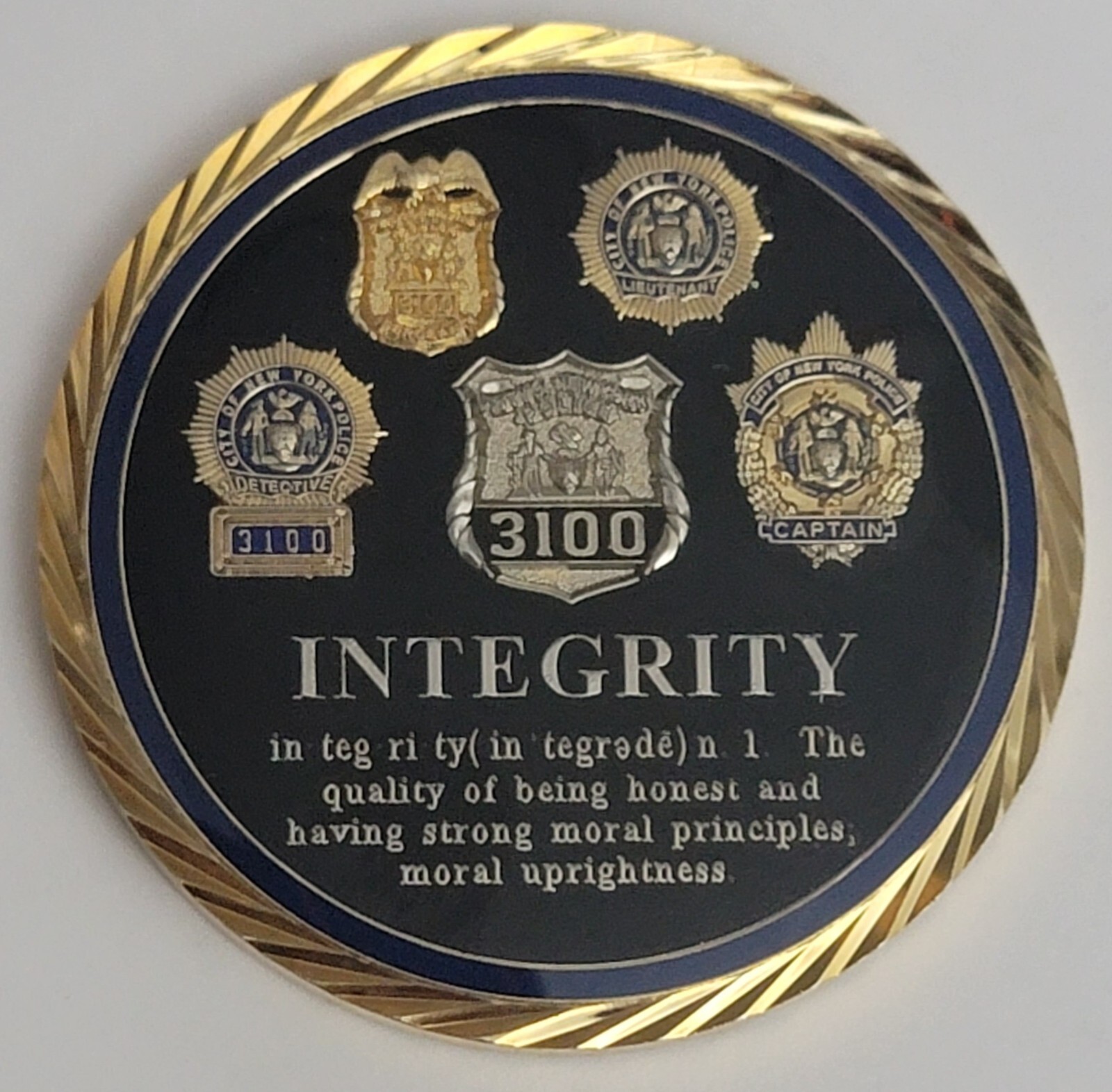 NYPD IAB INTERNAL AFFAIRS BUREAU INTEGRITY CHALLENGE COIN | eBay
