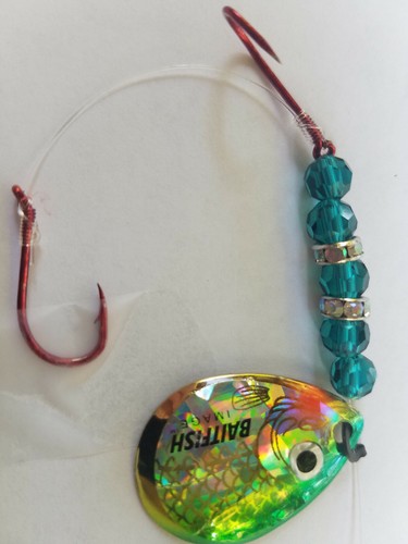 Two #4 Northland Yellow Perch Blade worm harnesses WHNCSTQ4CYR-2 | eBay