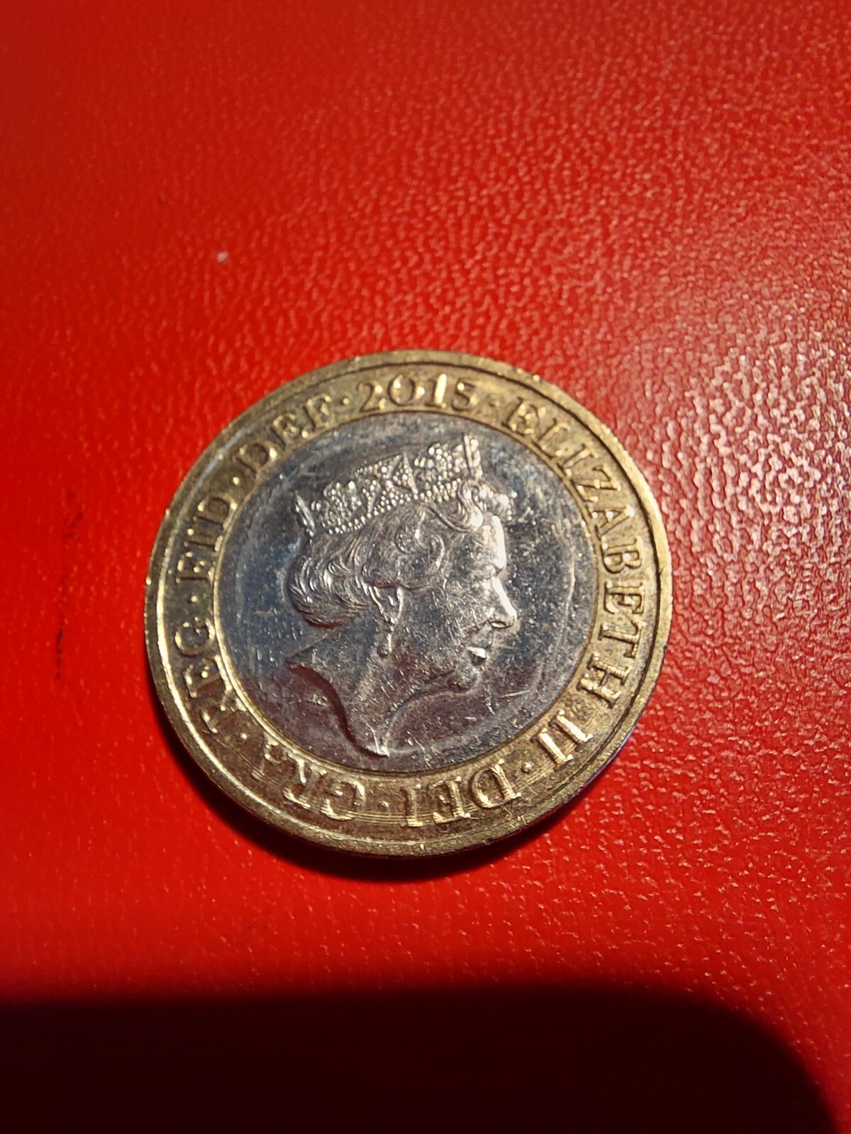 Rare 2 pound coin collectible clean and shiny-Britania Fifth Portrait ...