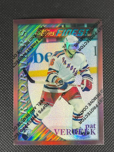 Pat Verbeek - 1995-96 Topps Finest Performers #131 - REFRACTOR New York ...