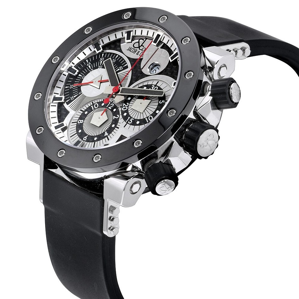 Jacob & Co Epic II Chronograph Automatic Watch Fancy Jewelry for Men ...