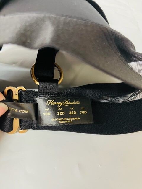 Honey Birdette Arliah Black Bra, CHOOSE SIZE- NEW WITH TAGS | eBay