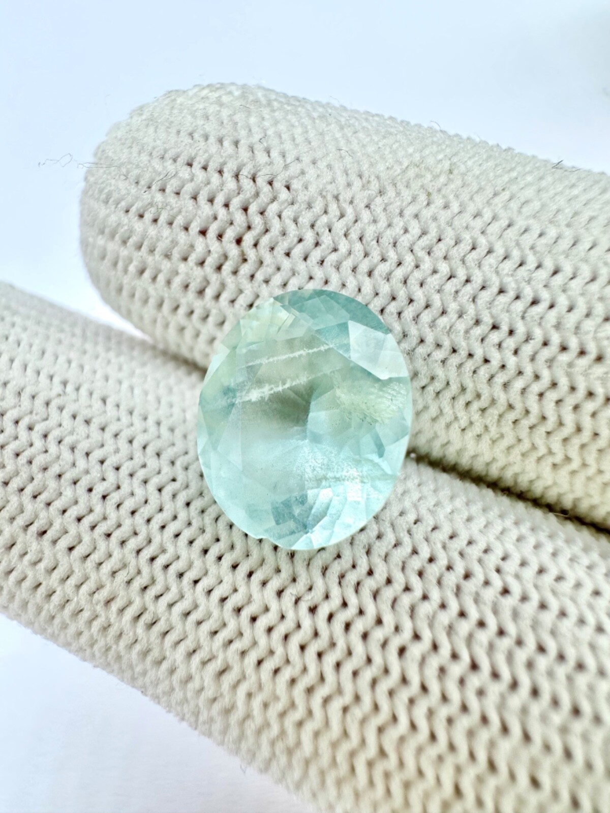 Aqumarine, natural faceted aquamarine, oval aquamarine gemstone 4.4Ct ...