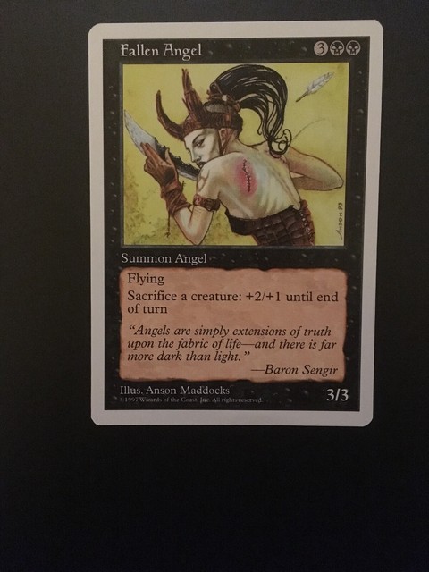 Magic The Gathering MTG - Fifth Edition - Fallen Angel | eBay