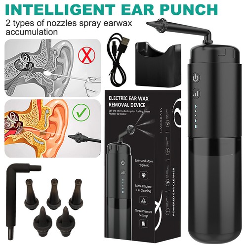 Automatic Electric Ear Cleaner Earwax Smart Spray Irrigation Ear ...