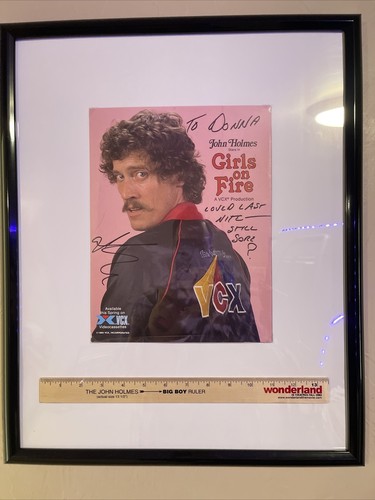 John Holmes And Wonderland Val Kilmer Ruler Signed Framed | eBay