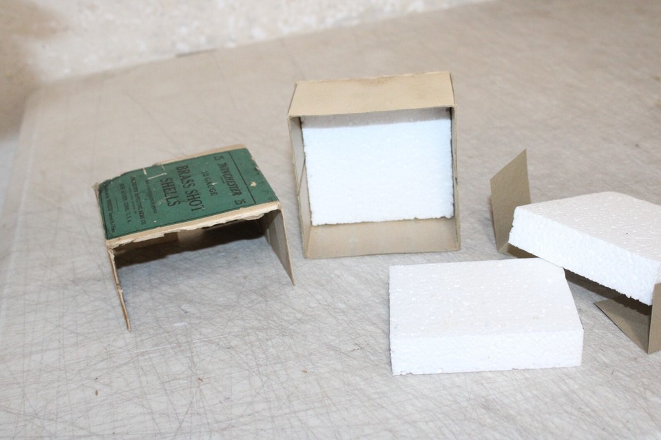 WINCHESTER 12 GAUGE BRASS SHOTGUN SHELLS BOX EMPTY 2 PIECE | eBay