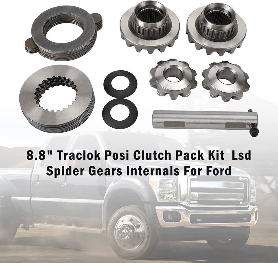 8.8" Traclok Posi Clutch Pack Kit Lsd Spider Gears For Ford 8.8" Truck ...