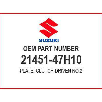 Suzuki PLATE,CLUTCH DR 21451-47H10 OEM NEW | eBay