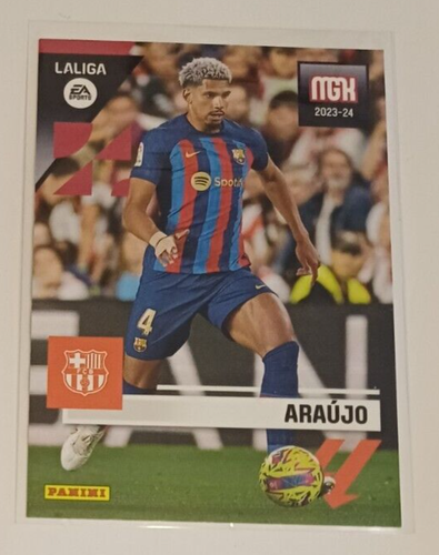 Carte Card Carta n°97 ARAUJO Barcelona PANINI MEGACRACK LA LIGA 2023-24 ...