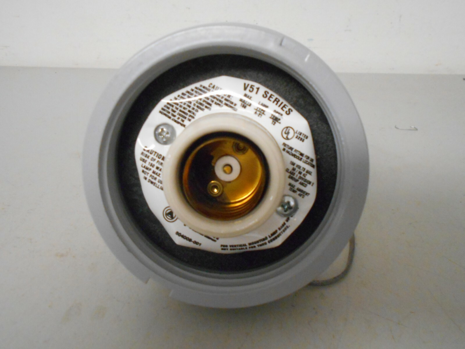 Appleton VAD-1 Copper-Free Aluminum Adapter Socket 60 - 150 W Lamp Type ...