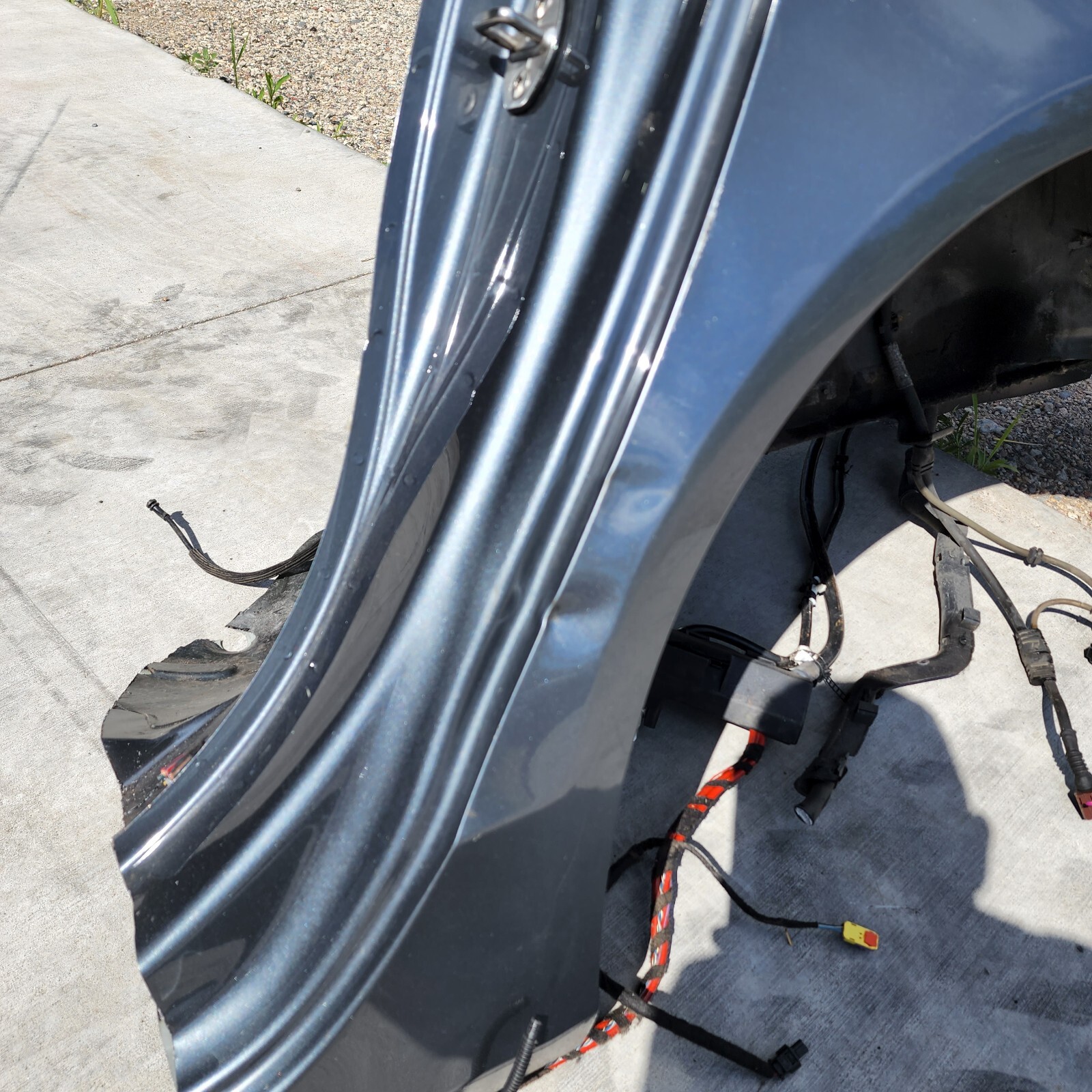 2009 2010 2011 2012 AUDI A4 S4 REAR LEFT DRIVER SIDE QUARTER PANEL CUT ...