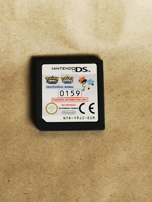 Pokemon distribution original cartridge Nintendo DS Keldeo European ...