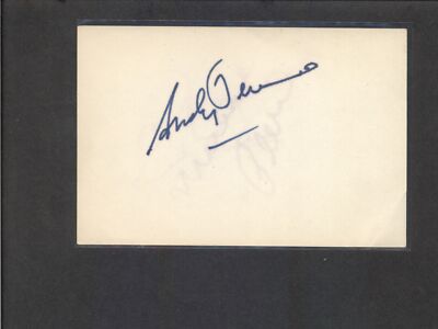 Andy Devine - Signed Autograph 4X6 index card - Stagecoach | eBay