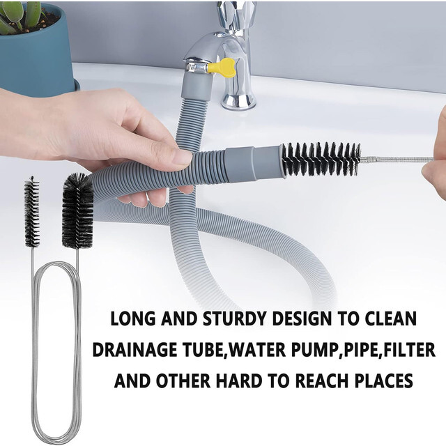 4 Pcs Drain Snake Unblocker Plug Hole Hair Remover Tool Pipe Cleaners ...