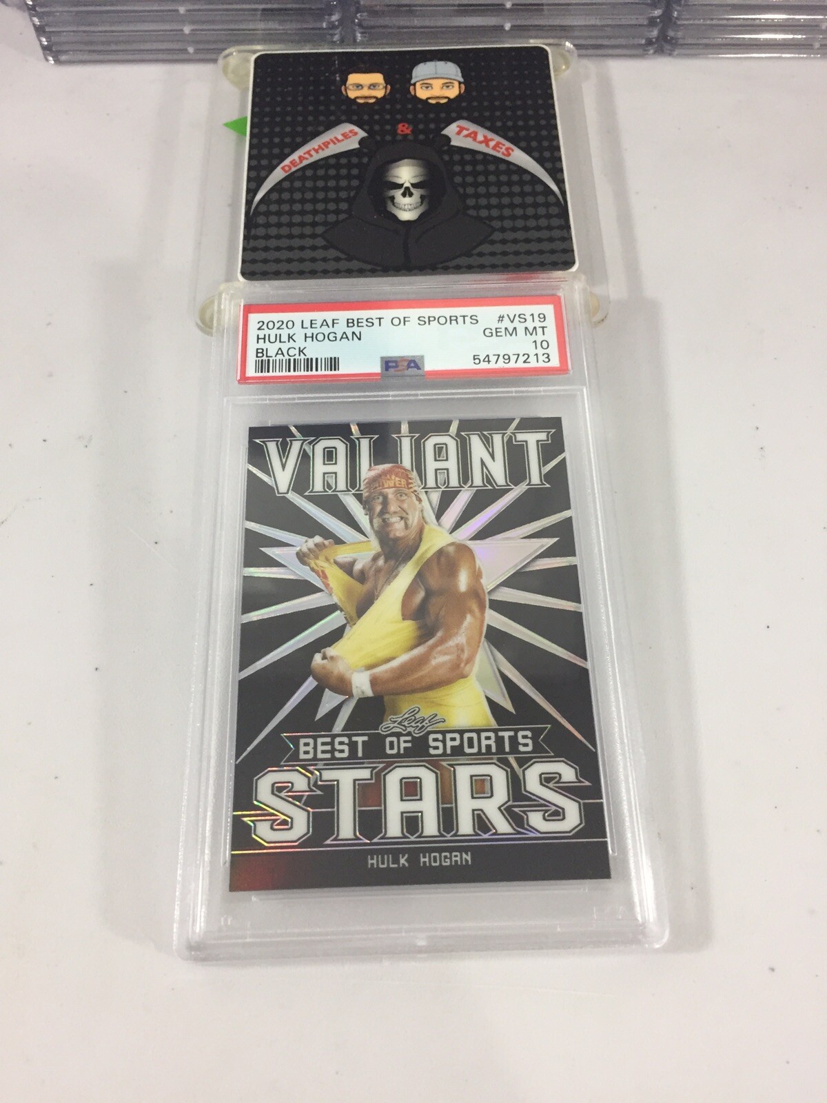 Hulk Hogan 2020 Leaf Best Of Sports Black Valiant 3/5 #vs19 Psa 10 Pop ...