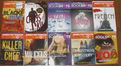 JAMES PATTERSON Lot of 10 BOOKSHOTS Novellas Detective / Crime ...