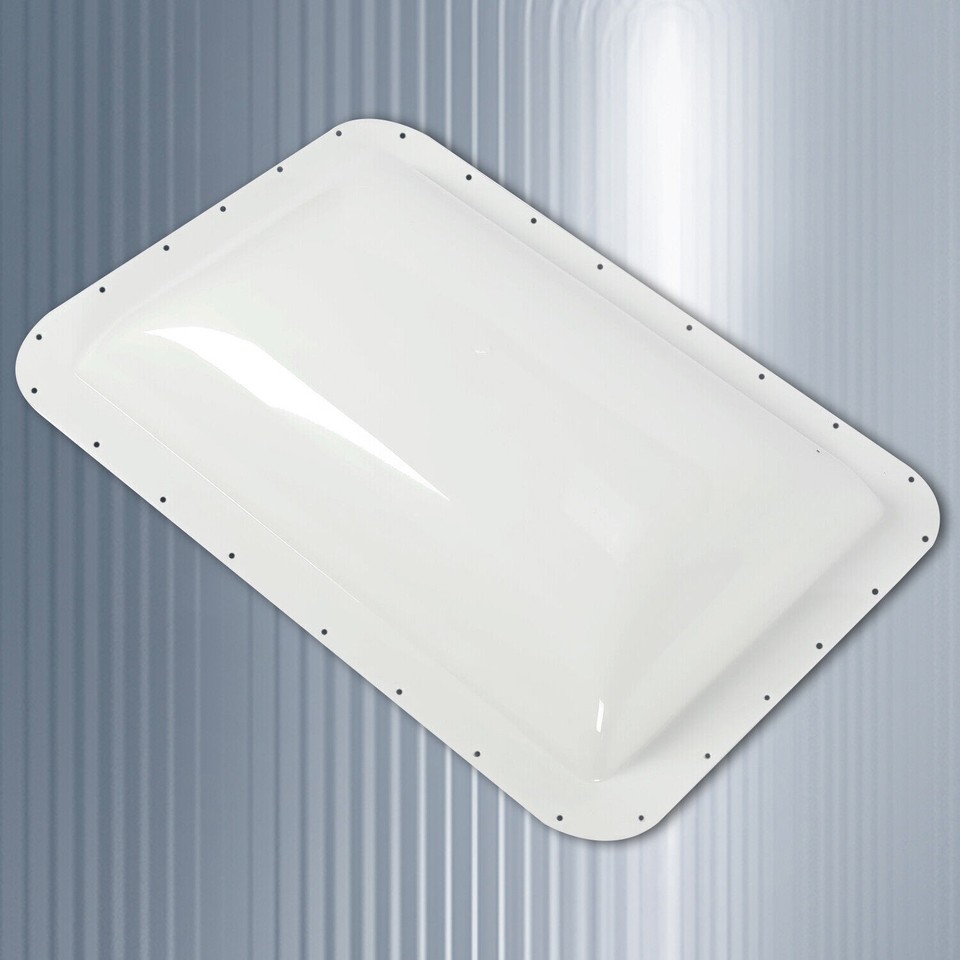 18"x 26" Clear/White Skylight Cover Outer Dome For RV Camper Truck Top ...