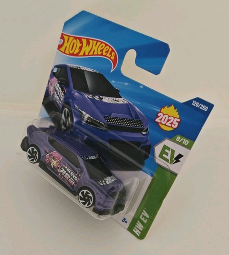 Hot Wheels 2025 Case F Custom KIA EV6 Purple HW EV SHORT Card Protector ...