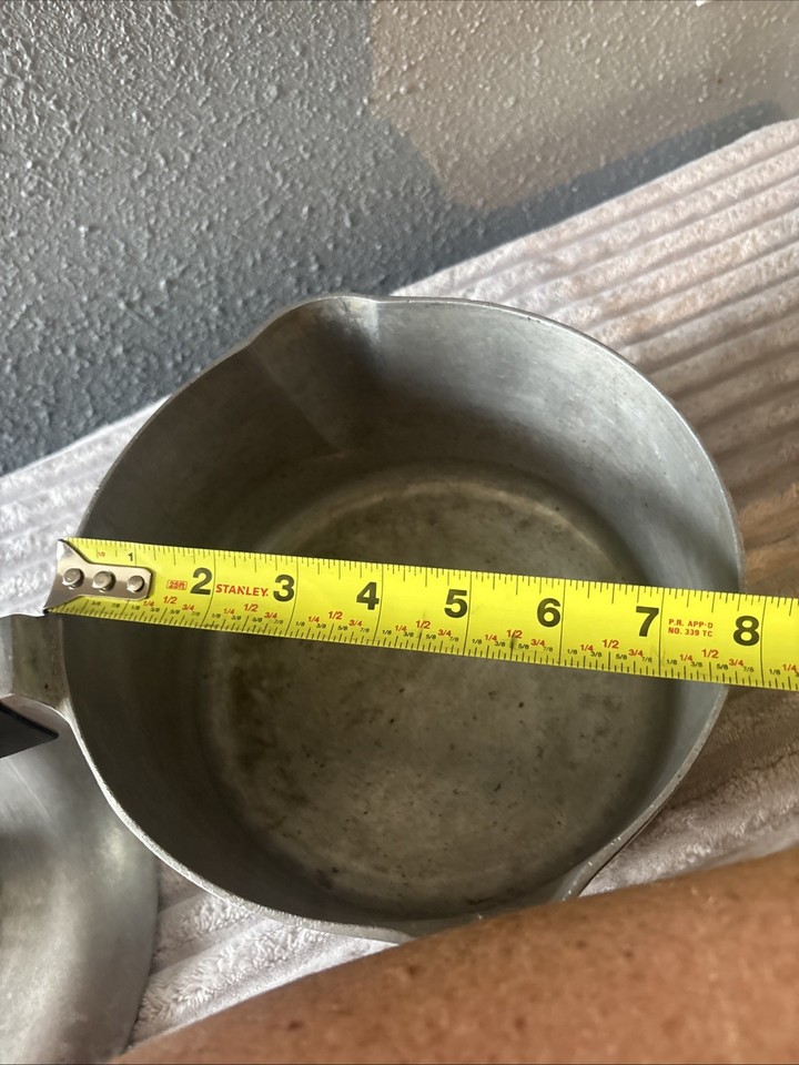 Wagner Ware Sidney -O- Magnalite 3 Qt Saucepan Sauce Pot Double Spout ...