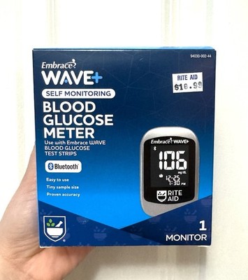 Rite AId Embrace Pro Self Monitoring Blood Glucose Meter Diabetes ...