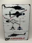 AIRWOLF Metal Sign. 80’s tv series, great gift | eBay UK