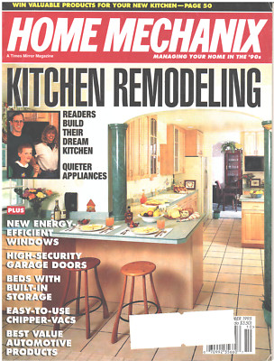 HOME MECHANIX Magazine October 1995 Kitchen Remodeling Windows Storage Garage | eBay