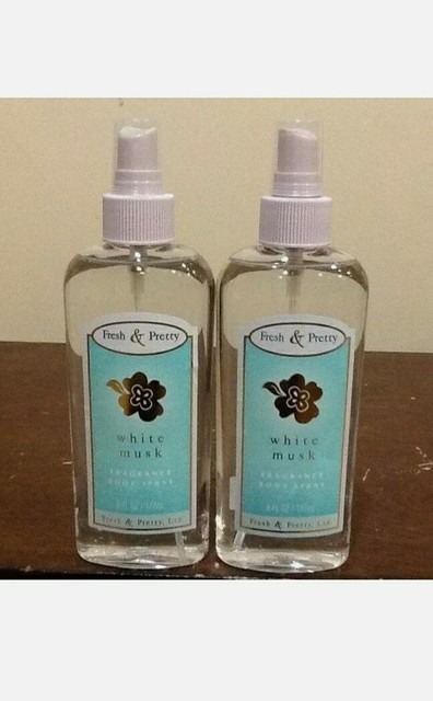 2 White Musk 6oz Original Fragrance Body Spray Fresh & Pretty Ltd for ...