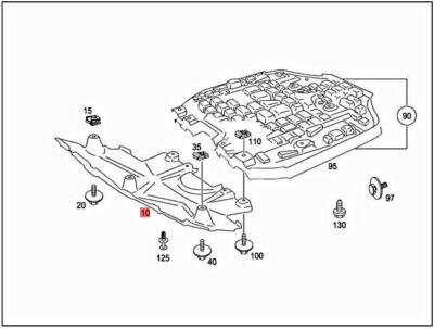 Genuine MERCEDES X164 GL-CLASS X164 Trim 1645241130 | eBay