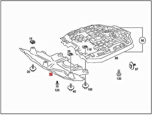 Genuine MERCEDES X164 GL-CLASS X164 Trim 1645241130 | eBay