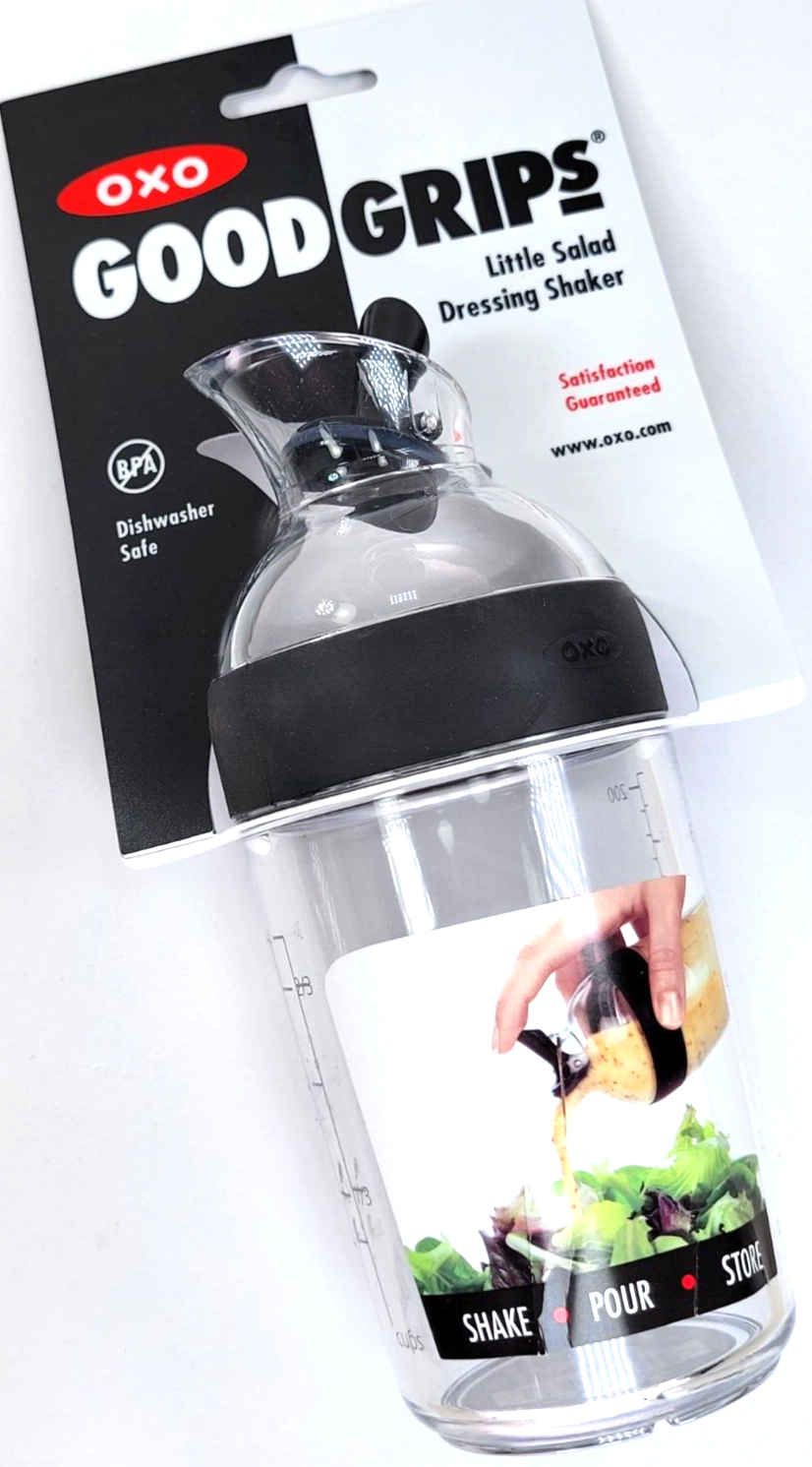 OXO Good Grips Little Salad Dressing Shaker Bottle Shake Pour Store ...