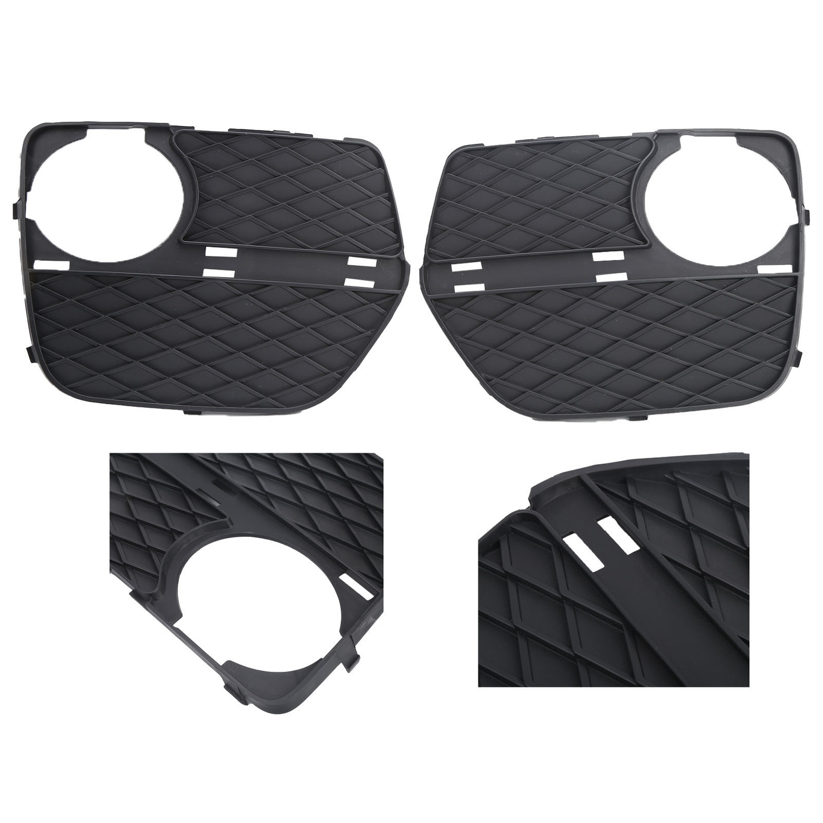 *Pair Front Bumper Fog Light Grille 51117312605 51117312606 Fit For X6 ...