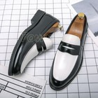 Men Loafer Color Block Shoes Dress Shoes Slip-on Penny Business Formal ...