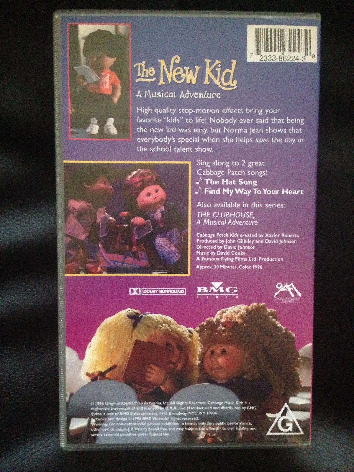 CABBAGE PATCH KIDS ~ THE NEW KID - A MUSICAL ADVENTURE ~ VHS VIDEO | eBay