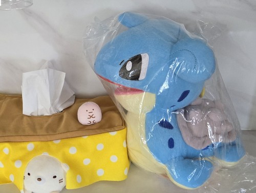 New Lapras Big Rolling Round Singing Pokemon Plush Banpresto Toreba | eBay