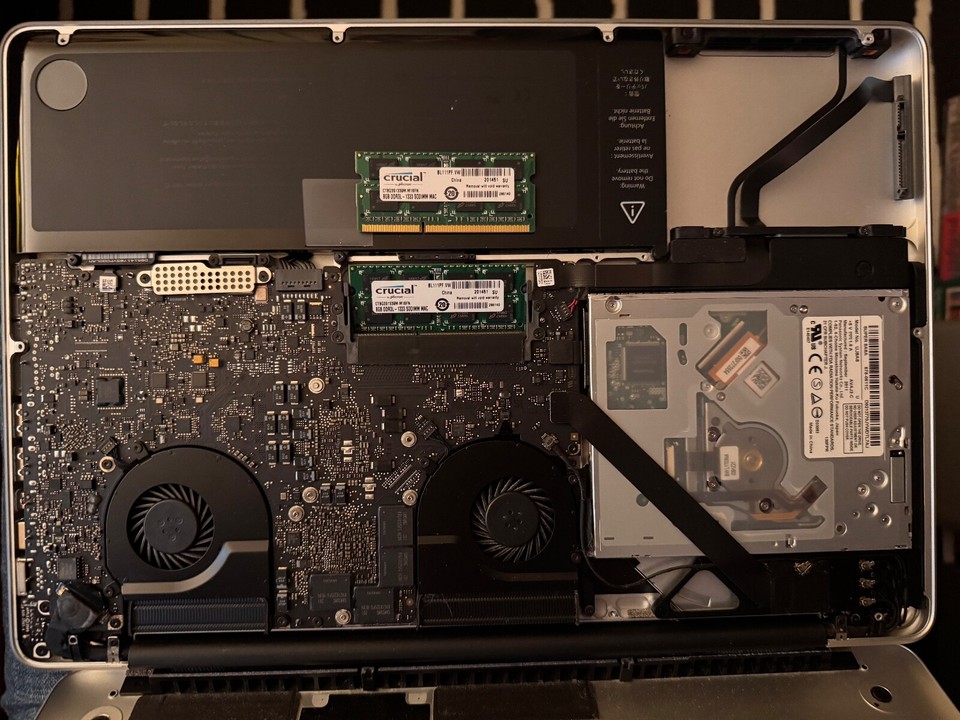 MacBook Pro memory - Crucial: two modules of 8GB each (16GB total) | eBay