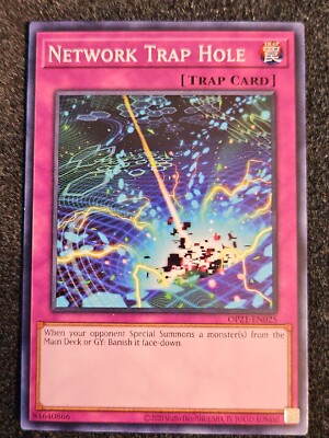 Network Trap Hole OP21-EN025 Common NM Yugioh Card | eBay