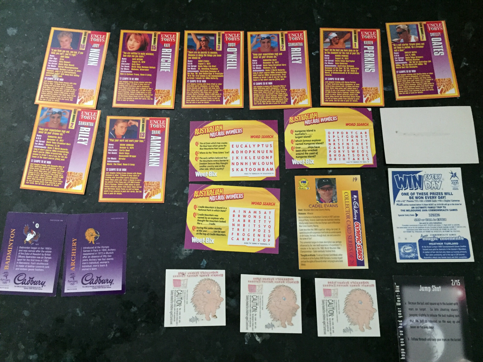 Uncle Toby's-Weetbix-Cadburys and Others-Cardsx20 | eBay