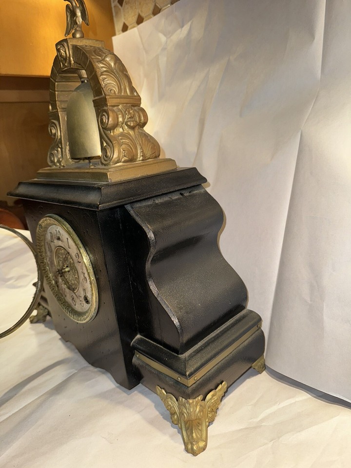 Gilbert Antique Bell Top Mantel Clock - “Curfew” Model | eBay
