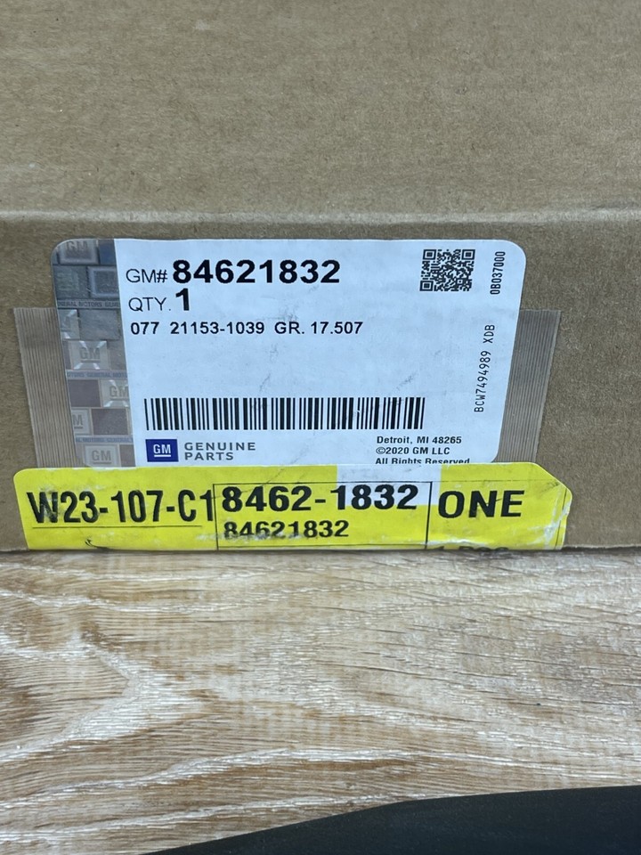 84621832 GM NEW 2019-2021 Chevrolet Silverado Rear Pick Up Box ...