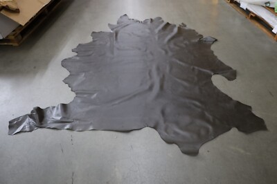 Smoke Dark Gray Leather Hide Upholstery Whole Full Cow Hide 45 Square ...