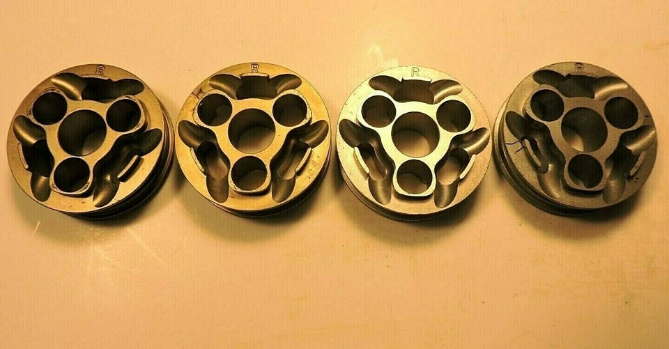 (4) Penske High Flow 2 degree/ 1 degree shock pistons DEI NASCAR ARCA ...