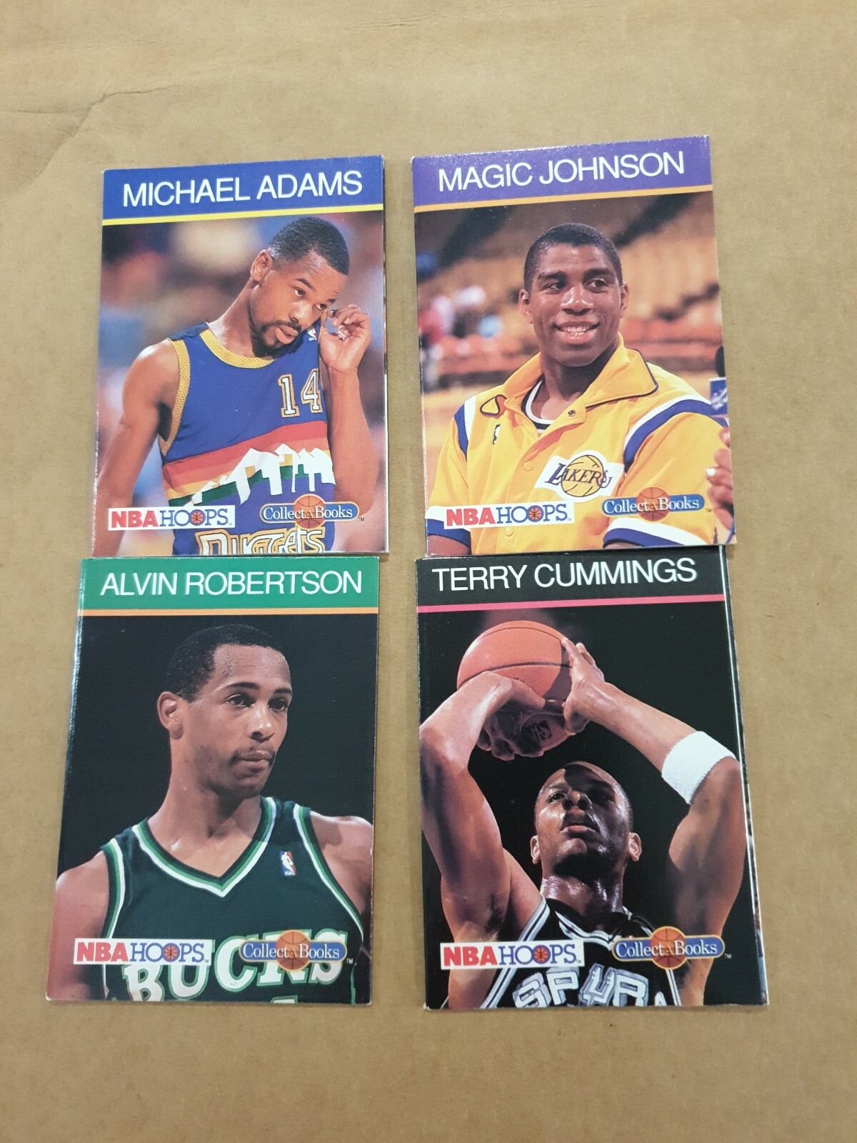 1990 NBA Hoops Collect-A-Books Series 1-Box 3 With Magic Johnson ...