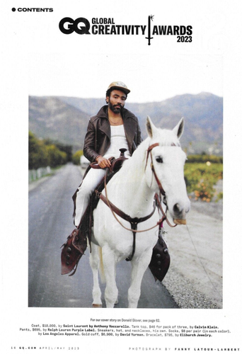 GQ Magazine Tim Cook Donald Glover Hoyeon Yohji Yamamoto Karol G ...